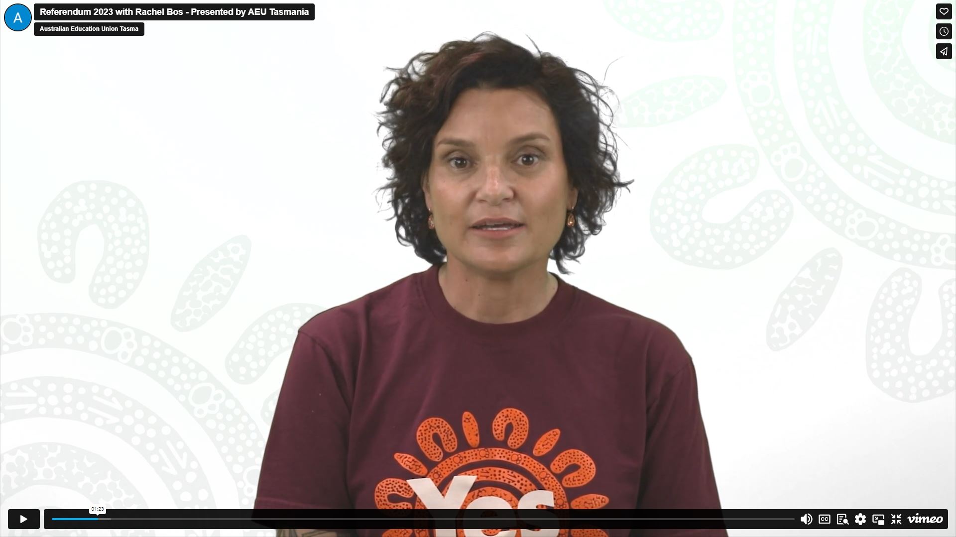 Referendum 2023 Presentation with Rachel Bos - AEU Tasmania