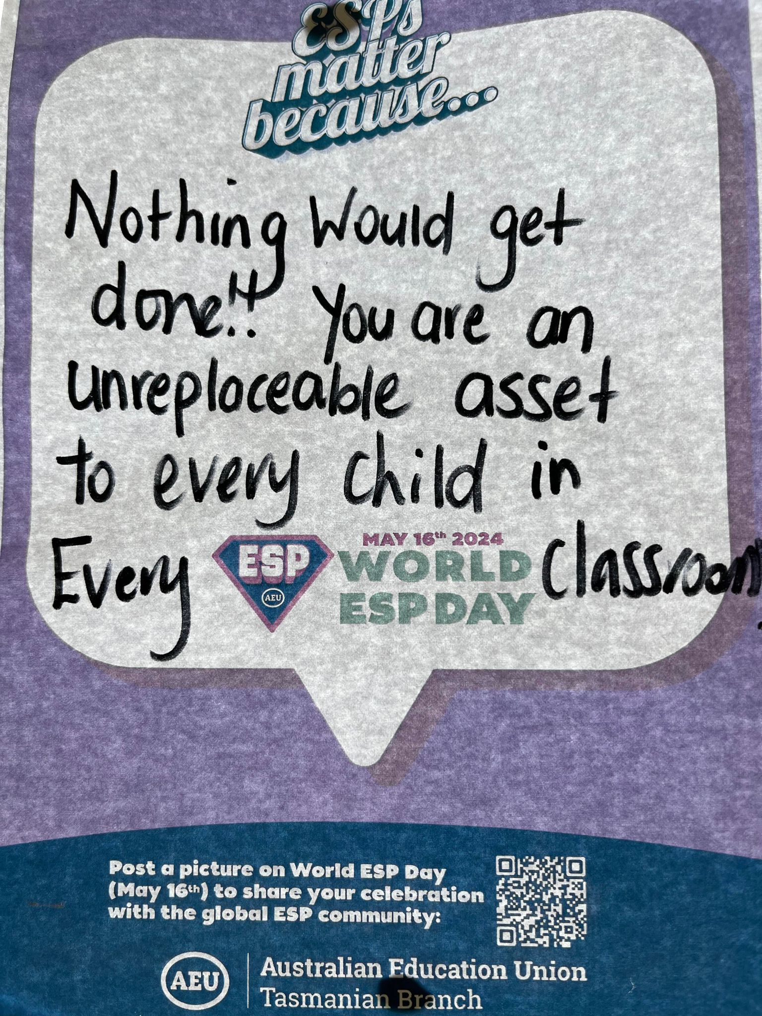 World Education Support Staff (ESP) Day - Australian Education Union ...