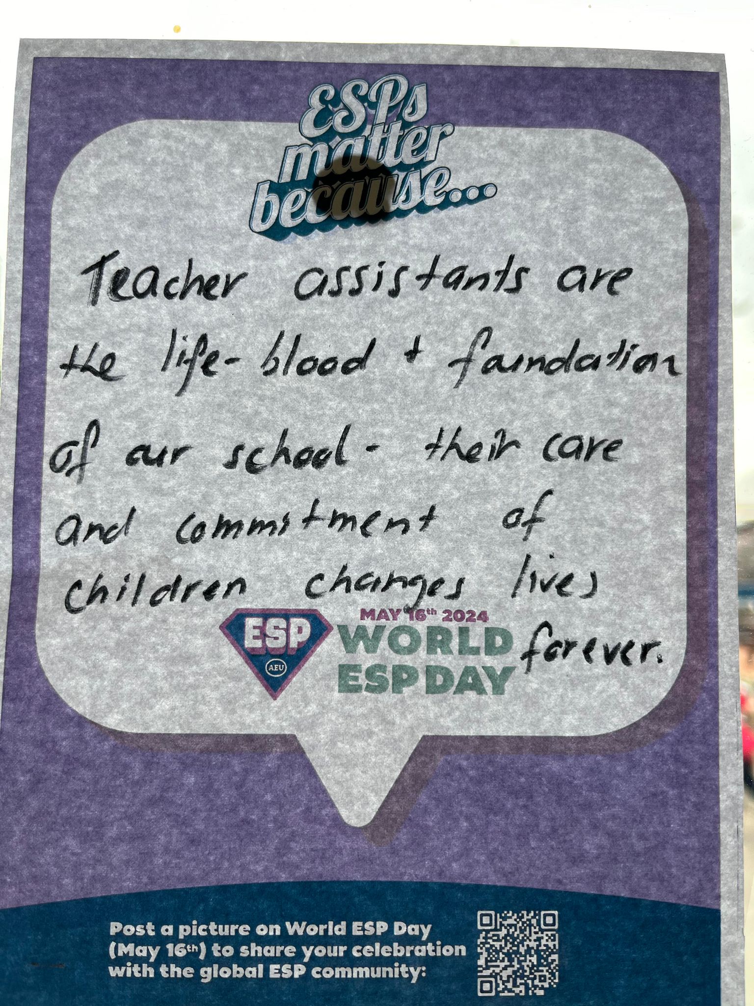 World Education Support Staff (ESP) Day – Australian Education Union ...