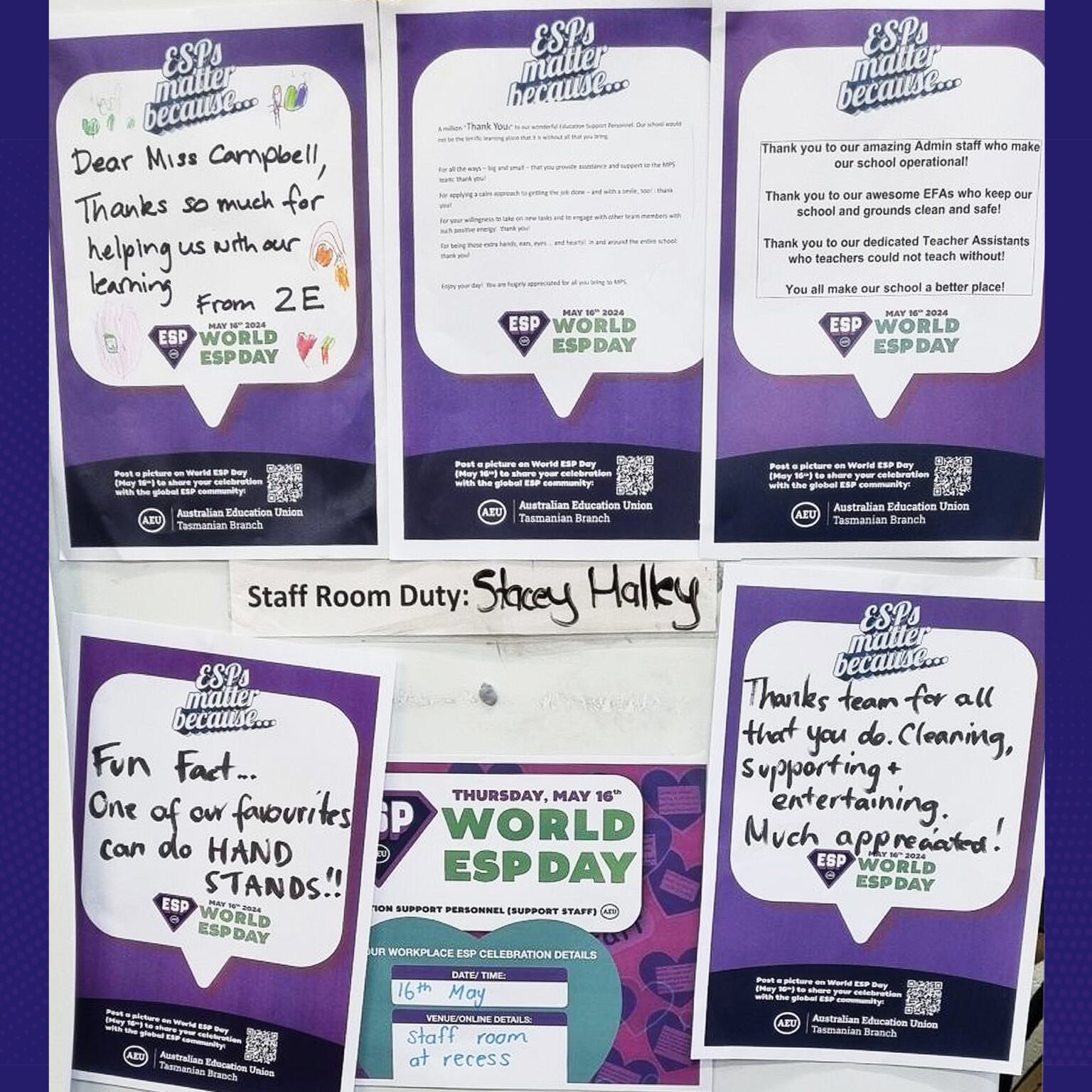 World Education Support Staff (ESP) Day – Australian Education Union ...
