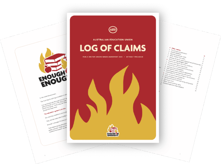 Log of Claims - time to have your say! - Australian Education Union ...